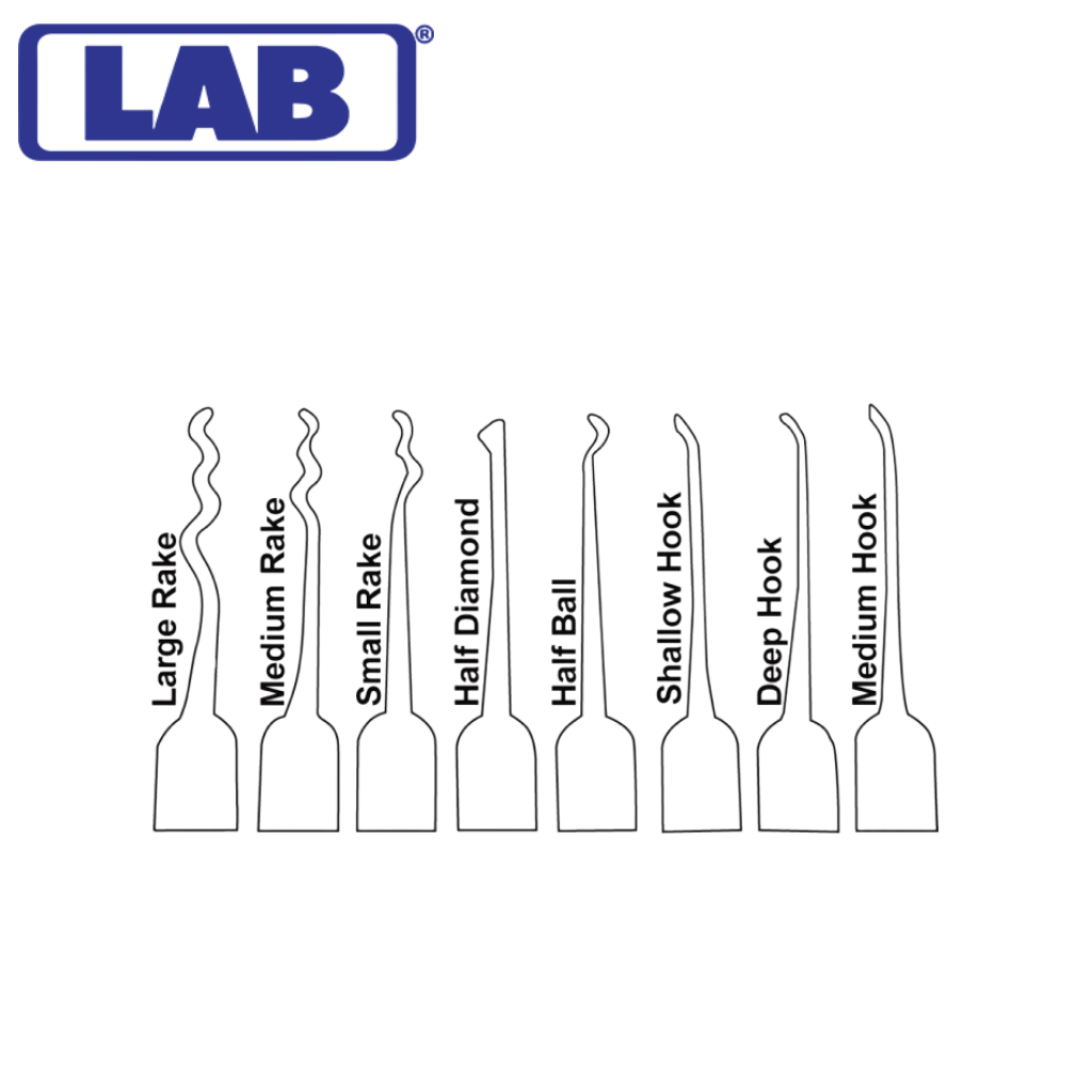 LPT015 LAB PICK SET MINI (11 PC.) – Keyless City