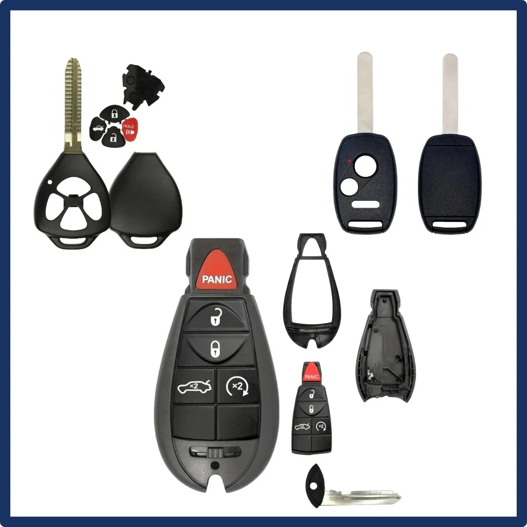 Key Shells – Replacements for Remote Head, Flip, Smart, Fobik Keys ...