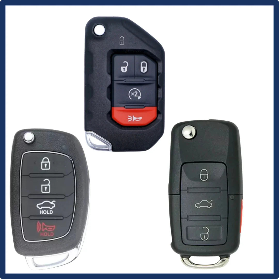 Remote Flip Keys - Automotive Locksmith Supplies | KeylessCity ...