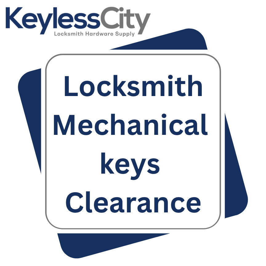 Locksmith Mechanical Keys Clearance | Keyless City Deals