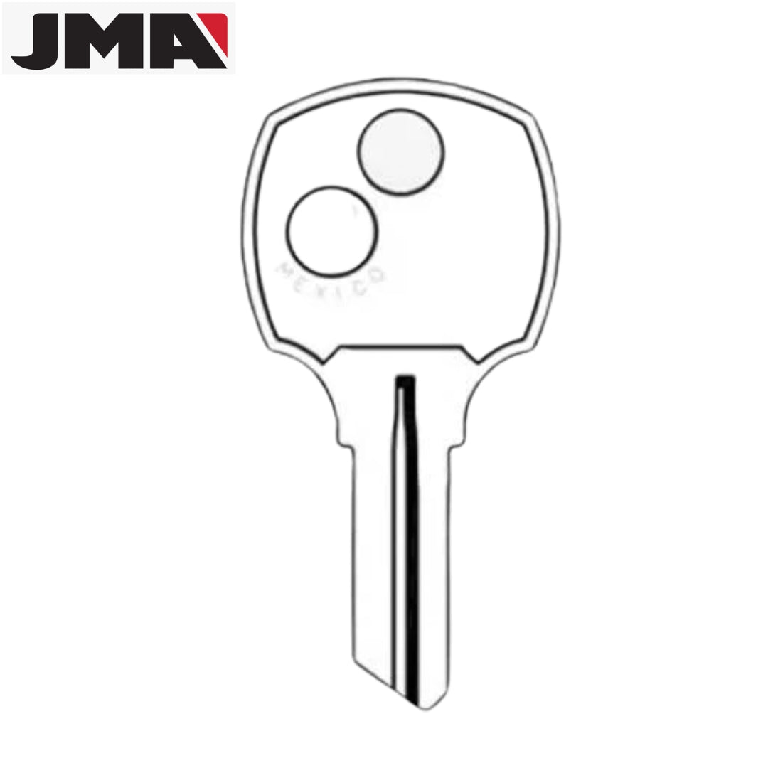 RO7 / RO4 National 5-Wafer Cabinet Key - Brass (JMA NTC-7DE) – Keyless City