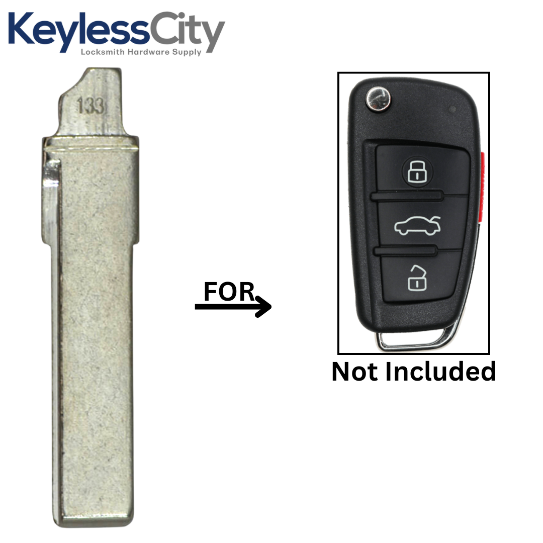 2005-2010 Audi / Remote Flip Key Blade / PN: HU-HAAC2 (AFTERMARKET ...
