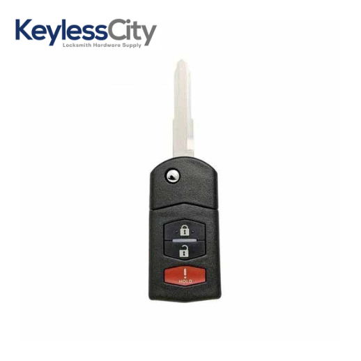 2006-2015 Mazda / 3-Button Flip Key / PN: CC43-67-5RYC / BGBX1T478SKE1 ...