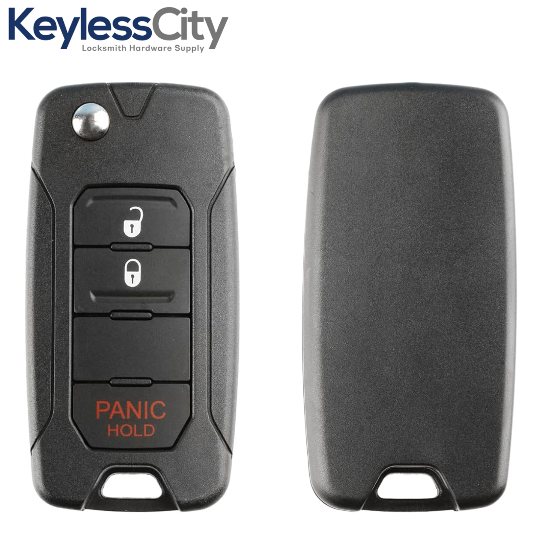 2015-2020 Jeep Renegade / 3-Button Flip Key / PN: 65YK41LXHAA / 2ADFTF ...