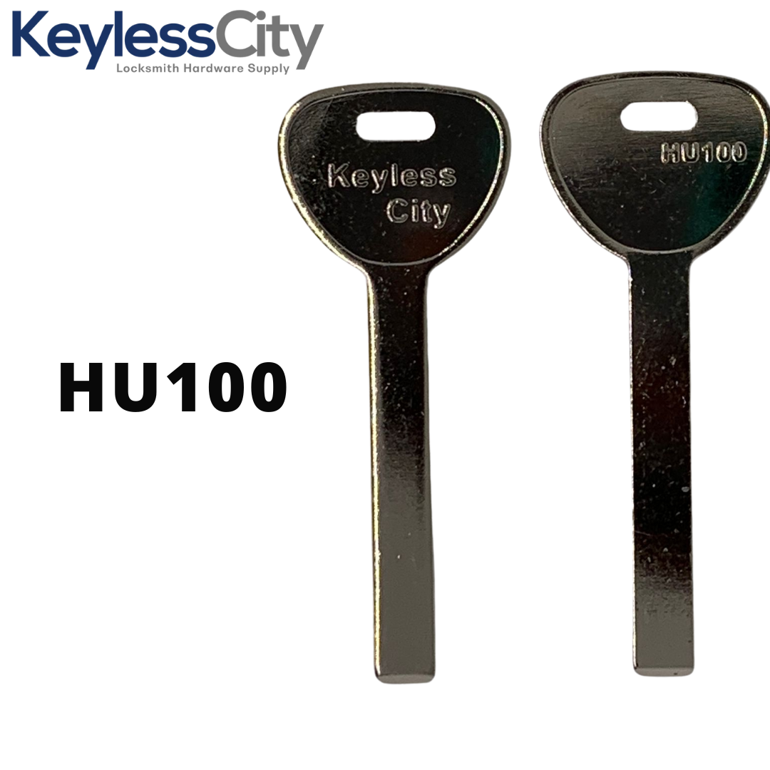 HU100 - GM Key Blank - Test Key Blade (AFTERMARKET) – Keyless City