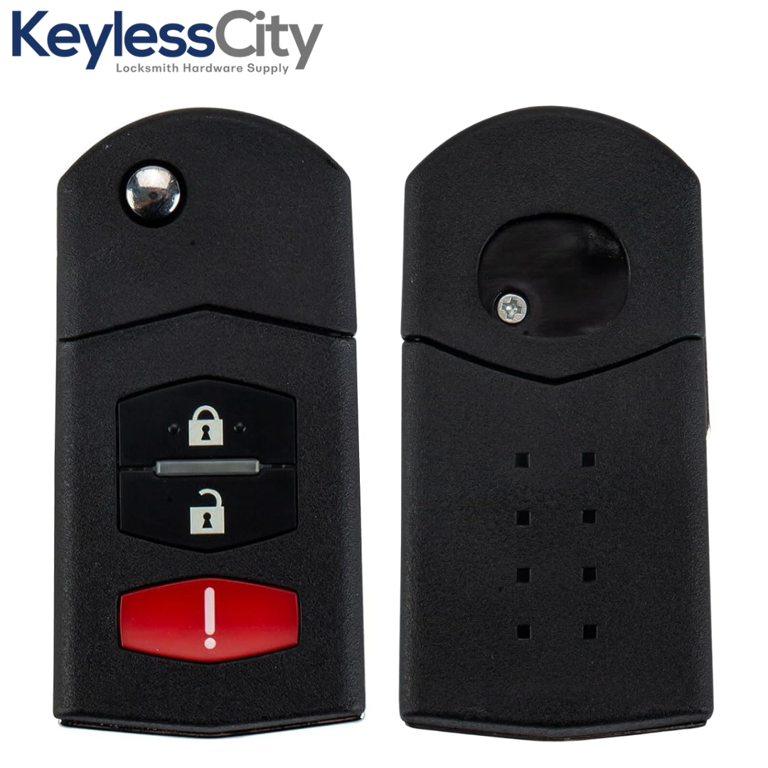 2006-2015 Mazda / 3-Button Flip Key / PN: CC43-67-5RYC / BGBX1T478SKE1 ...