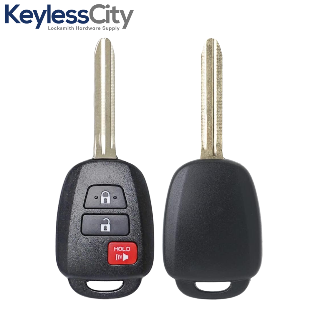 2013-2019 Toyota RAV4 Prius C / 3-Button Remote Head Key / PN: 89070-4 ...
