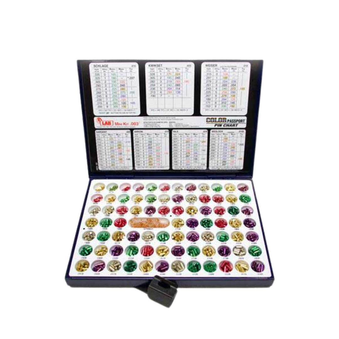 LAB - LMK003 - .003 - Mini Universal Rekeying Pin Kit – Keyless City