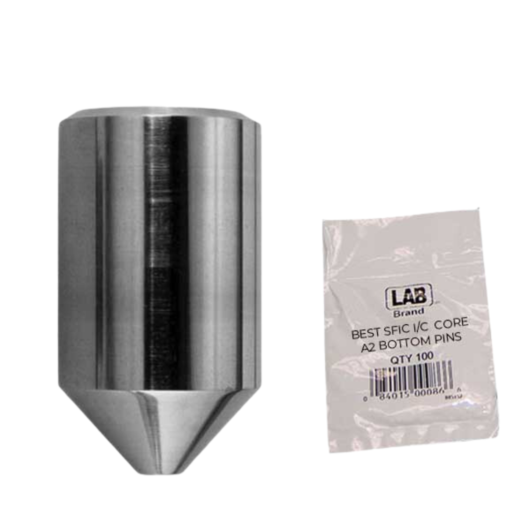 LAB - BEST A2 Bottom Pins - SFIC - I/C Core - PolyBag Pack of 100 (.02 ...