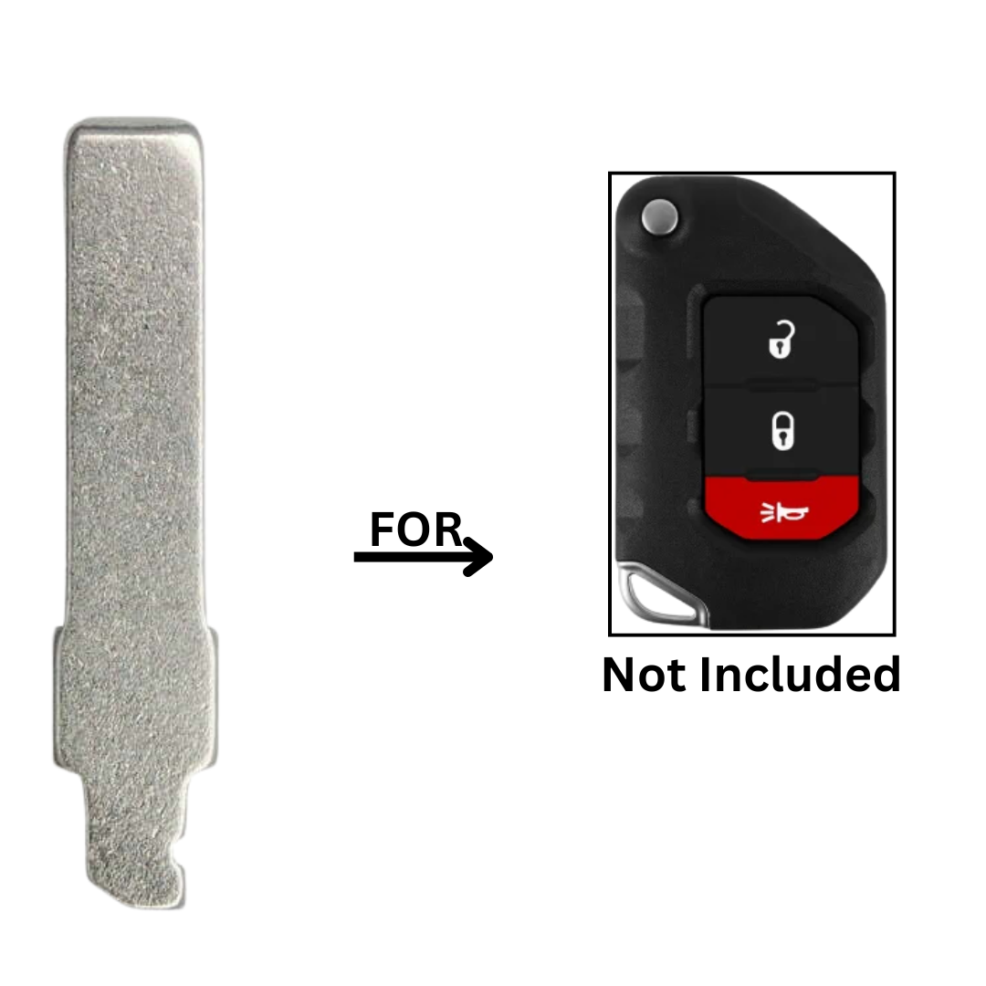 2018-2021 Jeep Wrangler / Remote Flip Key Blade / PN: OHT1130261 (AFTE ...