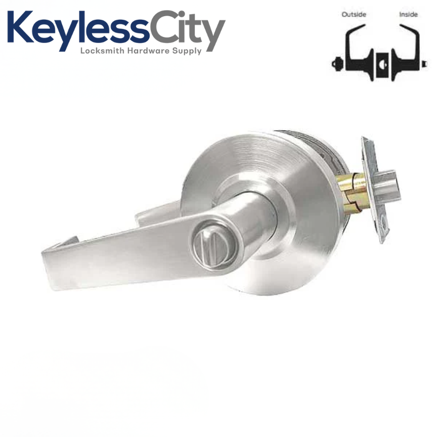 Commercial Lever Set Handle - SFIC IC Core - 2-3/4” Standard Backset ...