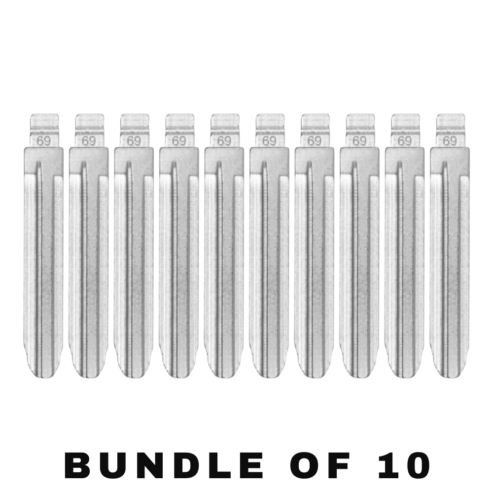 10 X KEYDIY - B110 - Flip Key Blade - #69 - For Xhorse / Keydiy Univer ...