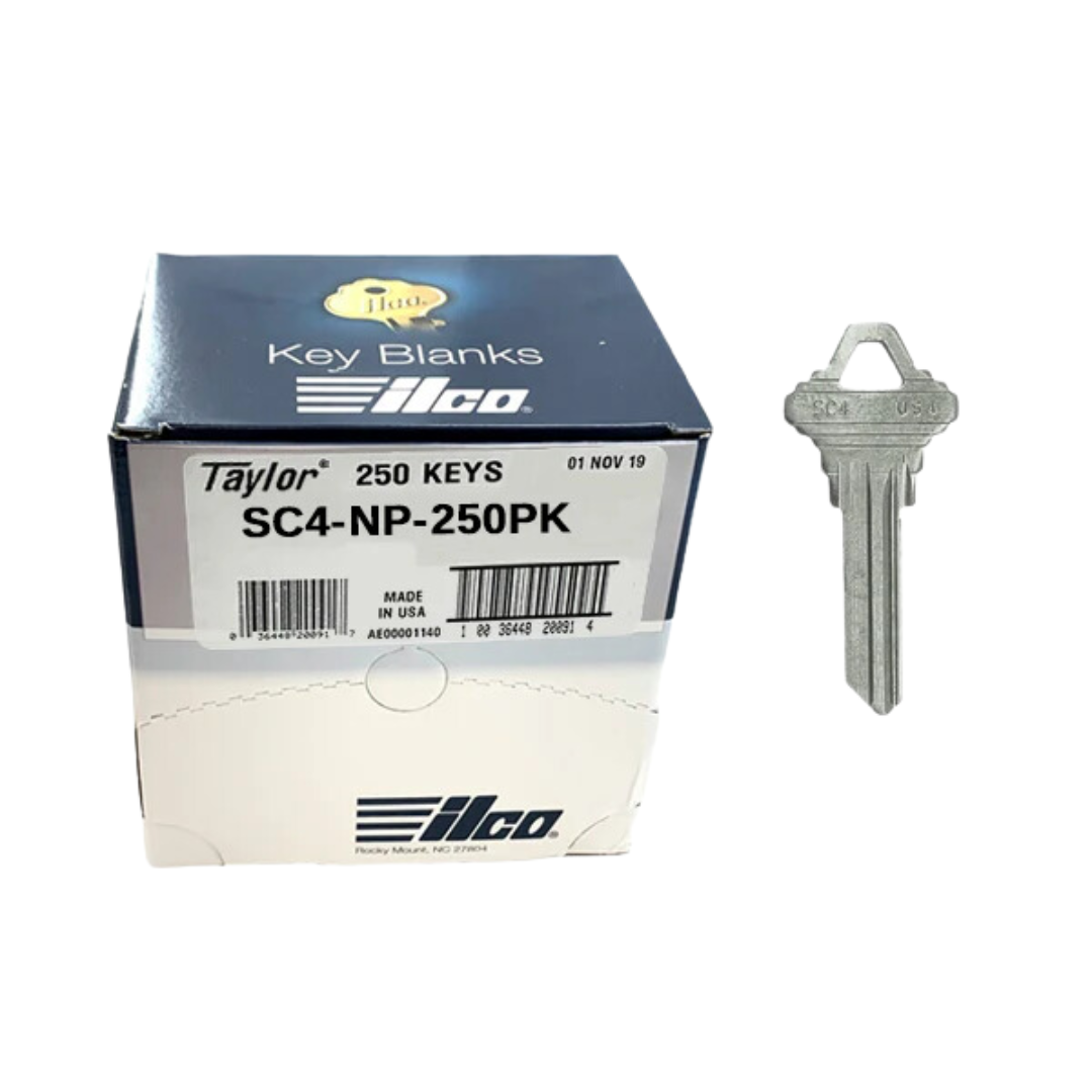 Ilco - SC4-NP SCHLAGE Key Blank (250 Pack) – Keyless City