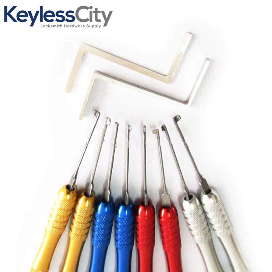 Lock Picks Set - For Dimple Locks - 10 Pieces (HUK) – Keyless City