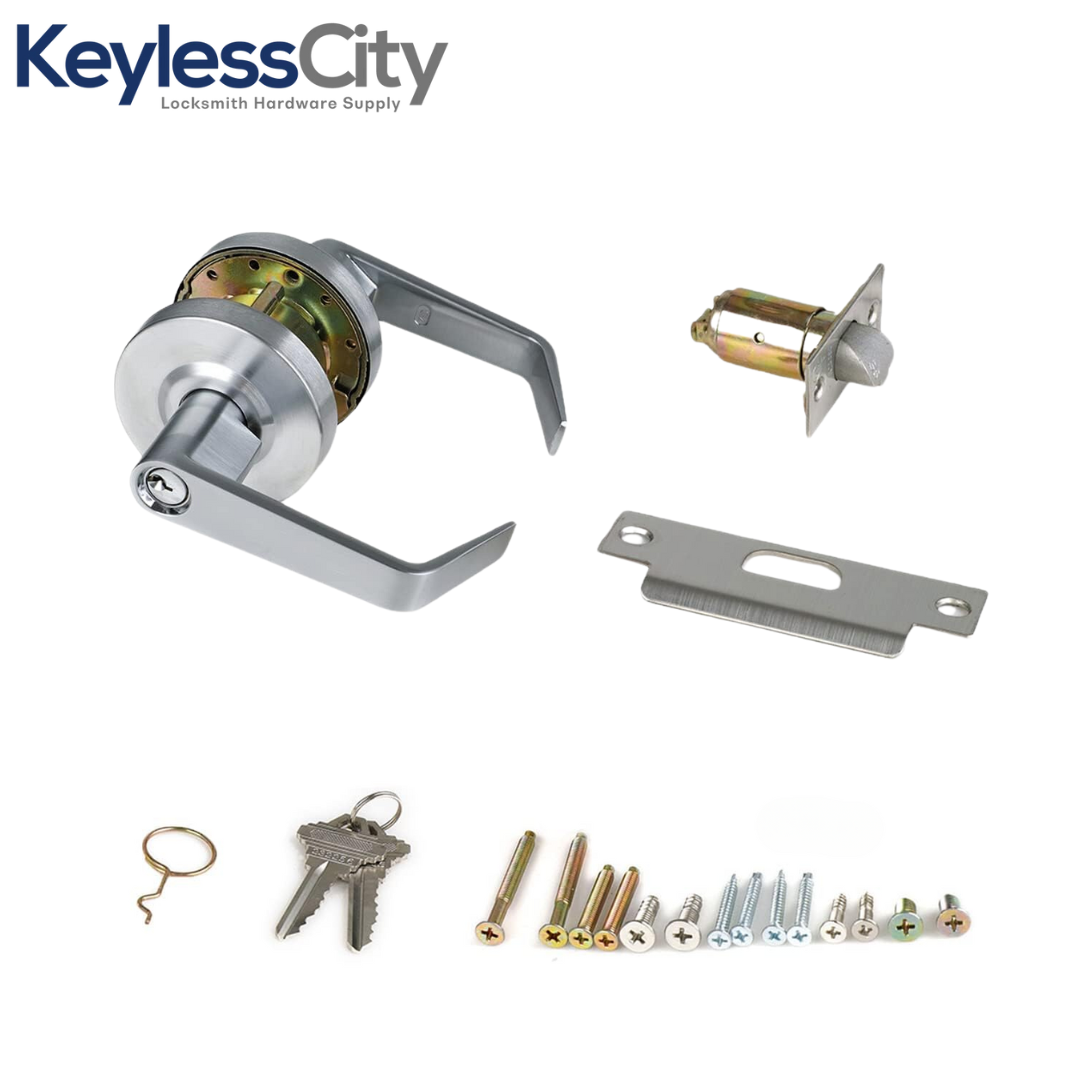 Storeroom Commercial Lever Set Handle - Contemporary Design S26D - 2-3 ...