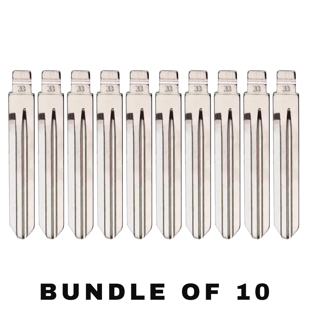 10 X KEYDIY - HY15 - Flip Key Blade - #33 - For Xhorse / Keydiy Univer ...