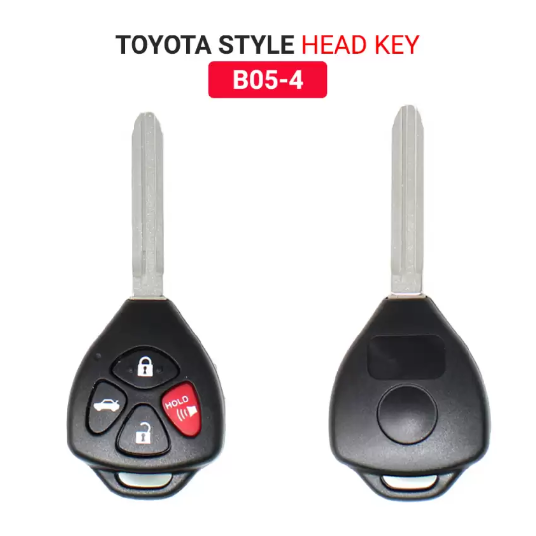 KEYDIY - Toyota Remote Key Toyota Style 4 Buttons With Panic B05-4 ...