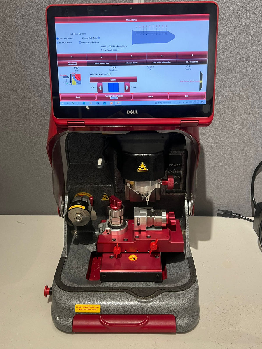 Laser Key - 3D Elite Key Cutting Machine - 9,800 RPM including laptop ...