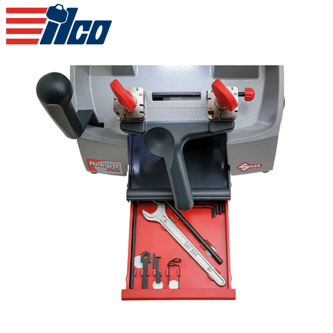 ILCO Rekord Pro S User-friendly Key Cutting Machine for Flat and Cruci ...