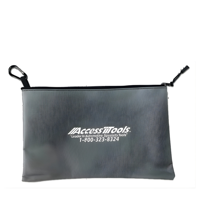 Access Tools - Heavy-Duty Grey Carrying Case - Attached Spring Hook Lo ...
