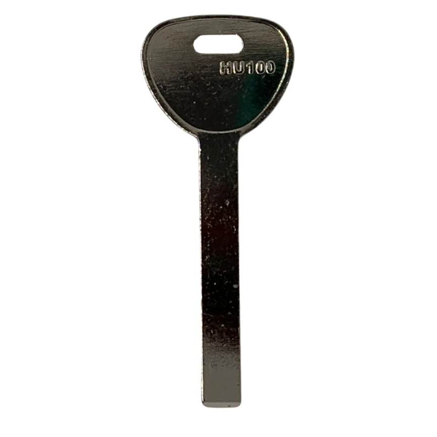 100 X HU100 - GM Key Blank - Test Key Blade (AFTERMARKET) (BUNDLE OF 1 ...