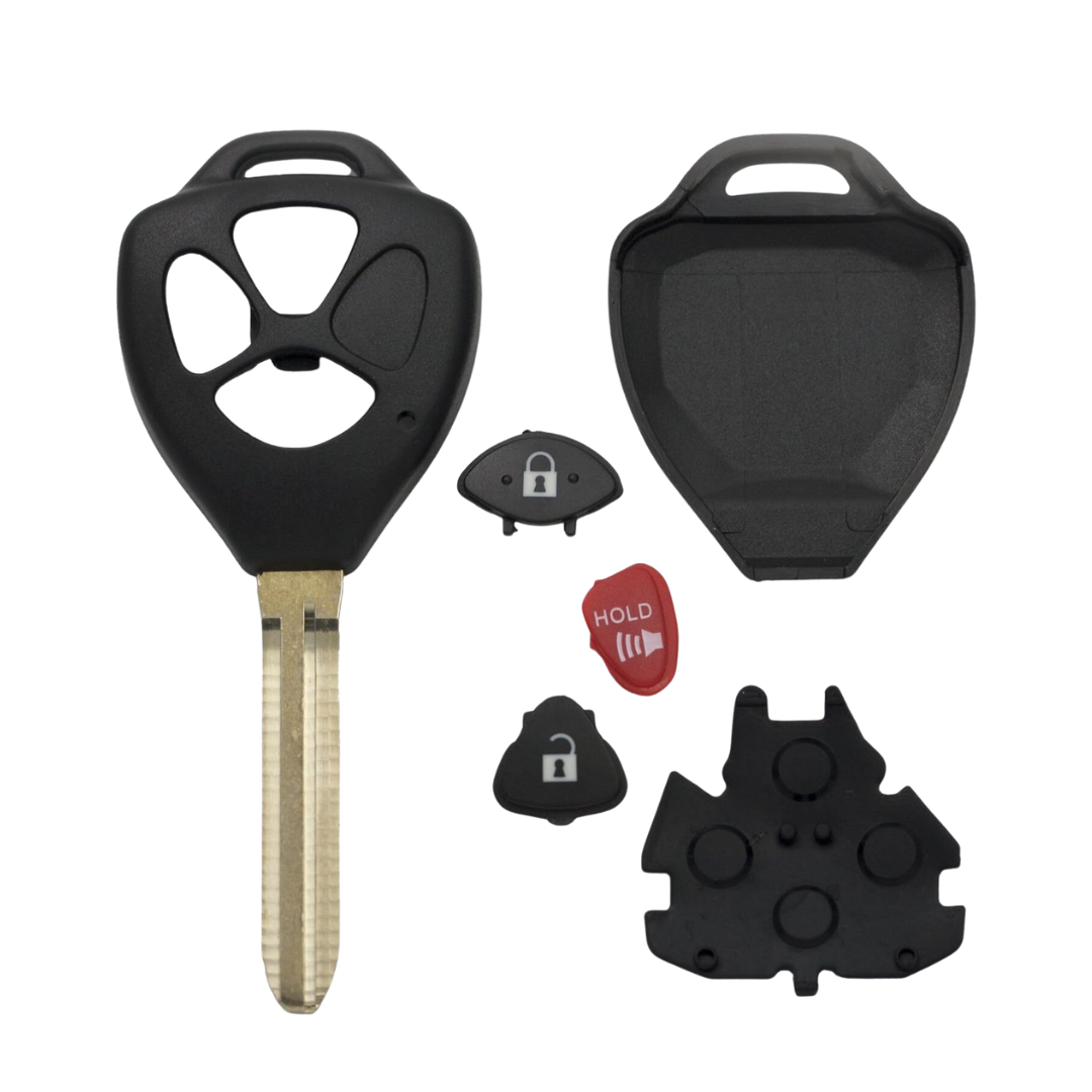2005-2014 Toyota / Pontiac / Scion / 3-Button Remote Head Key Shell ...