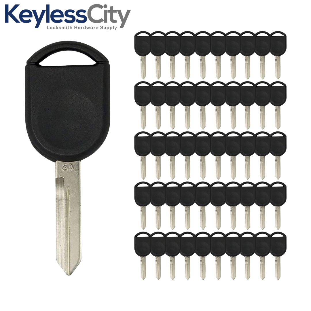 50 X 2000-2017 Ford - H92 Transponder Key (4D63 80 Bit Chip) (AFTERMAR ...