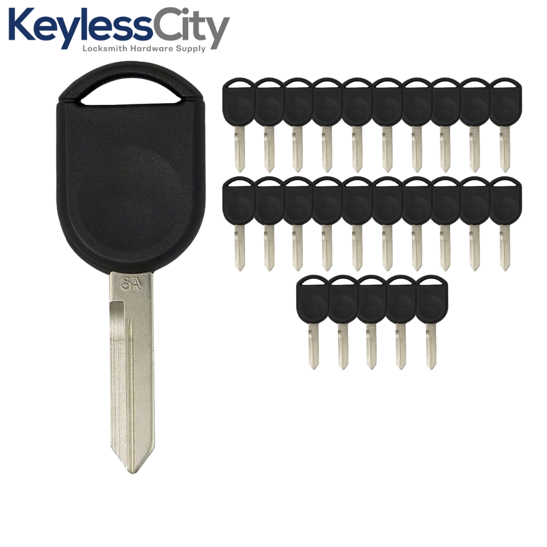 25 X 2000-2017 Ford - H92 Transponder Key (4D63 83 Bit Chip) (AFTERMAR ...
