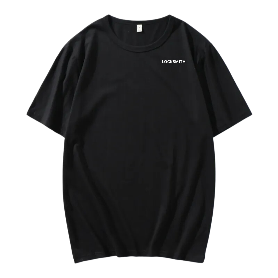 260GSM Compact Heavy Cotton T-Shirt - XXL - Black – Keyless City