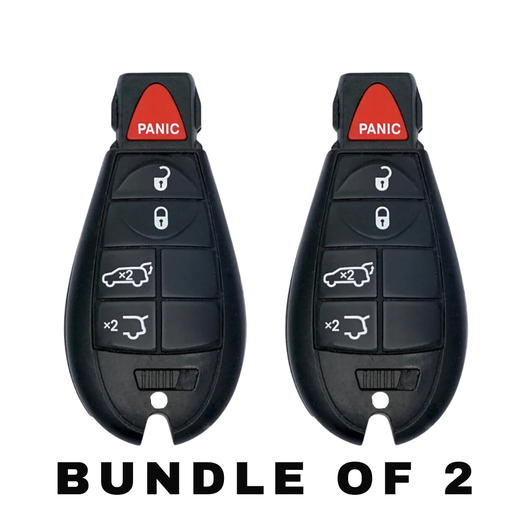 2 X 2008-2013 Jeep / 5-Button Fobik Key / PN: 68066849AA / M3N5WY783X ...